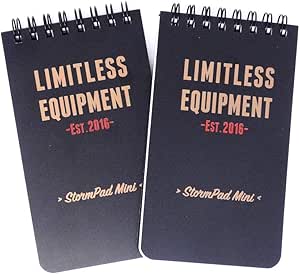 X 2 StormPad Mini 3x5"- 90 Page Waterproof, Pocket Sized Weatherproof ...