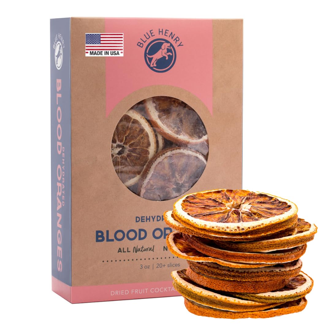 Amazon.com: BlueHenry Dehydrated Blood Orange Wheels - 2.5 oz - 20 ...