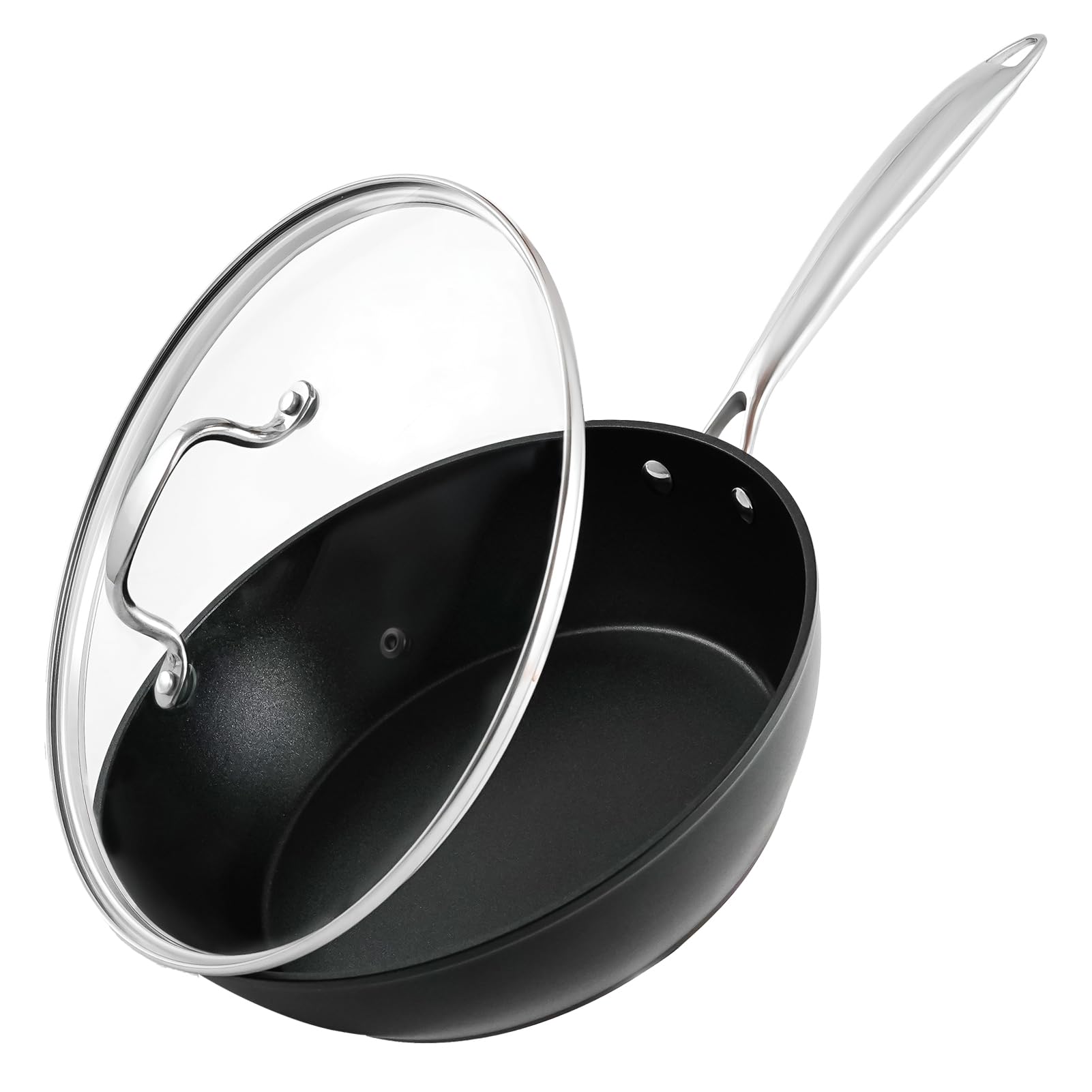 Hawthyhome Nonstick Deep Frying Pan Skillet 26 Cm 4 Litre | Desertcart ...