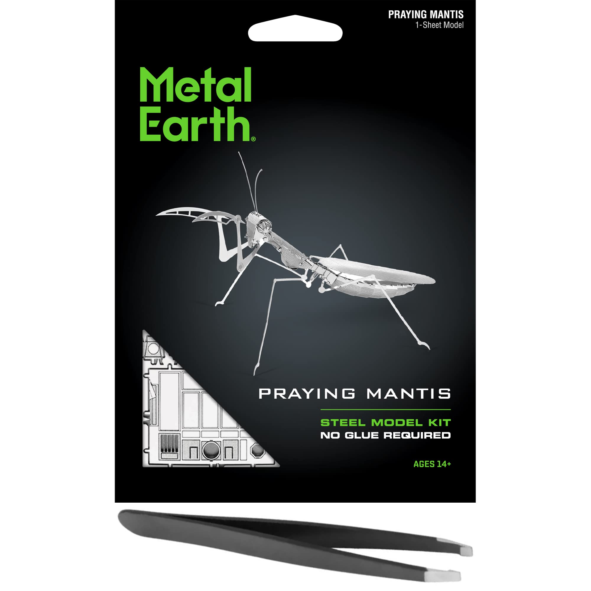 Amazon.com: Metal Earth Praying Mantis 3D Metal Model Kit Bundle with ...