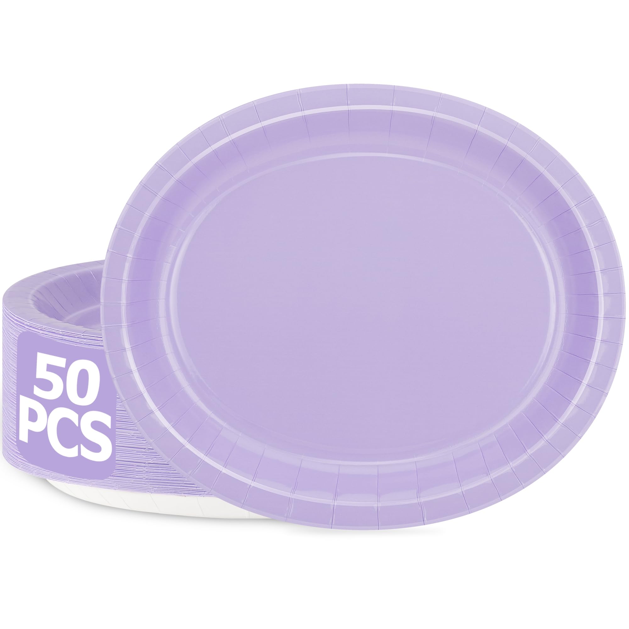 Amazon.com: QZYL 50 Count Oval Paper Plates, 12.2'' X 10.2'' Large ...