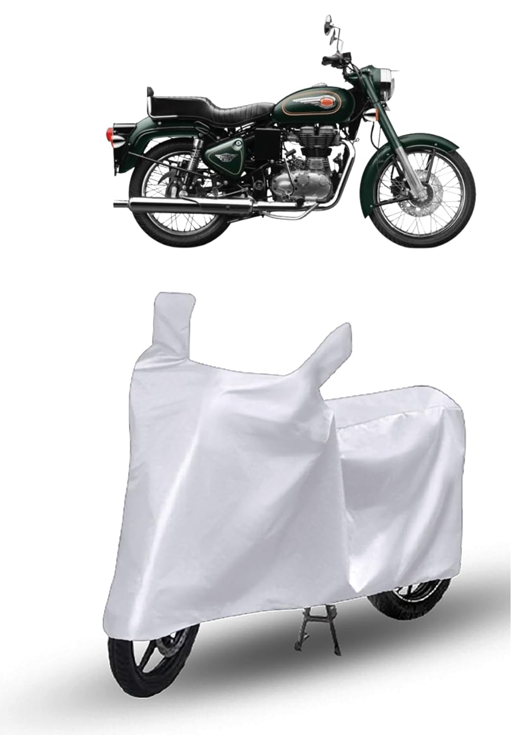 FRONCH Waterproof Bike/SCOOTY Cover for Royal Enfield Bullet 500 ...