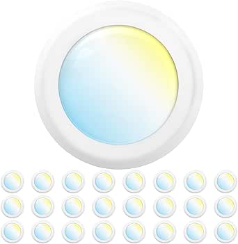 Sunco 24 Pack 6 Inch LED Disk Lights, Flush Mount Ceiling Light Disc ...