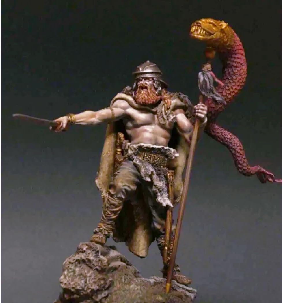 Amazon.com: 1/24 75mm Resin Model Kit German Barbarian Warrior ...