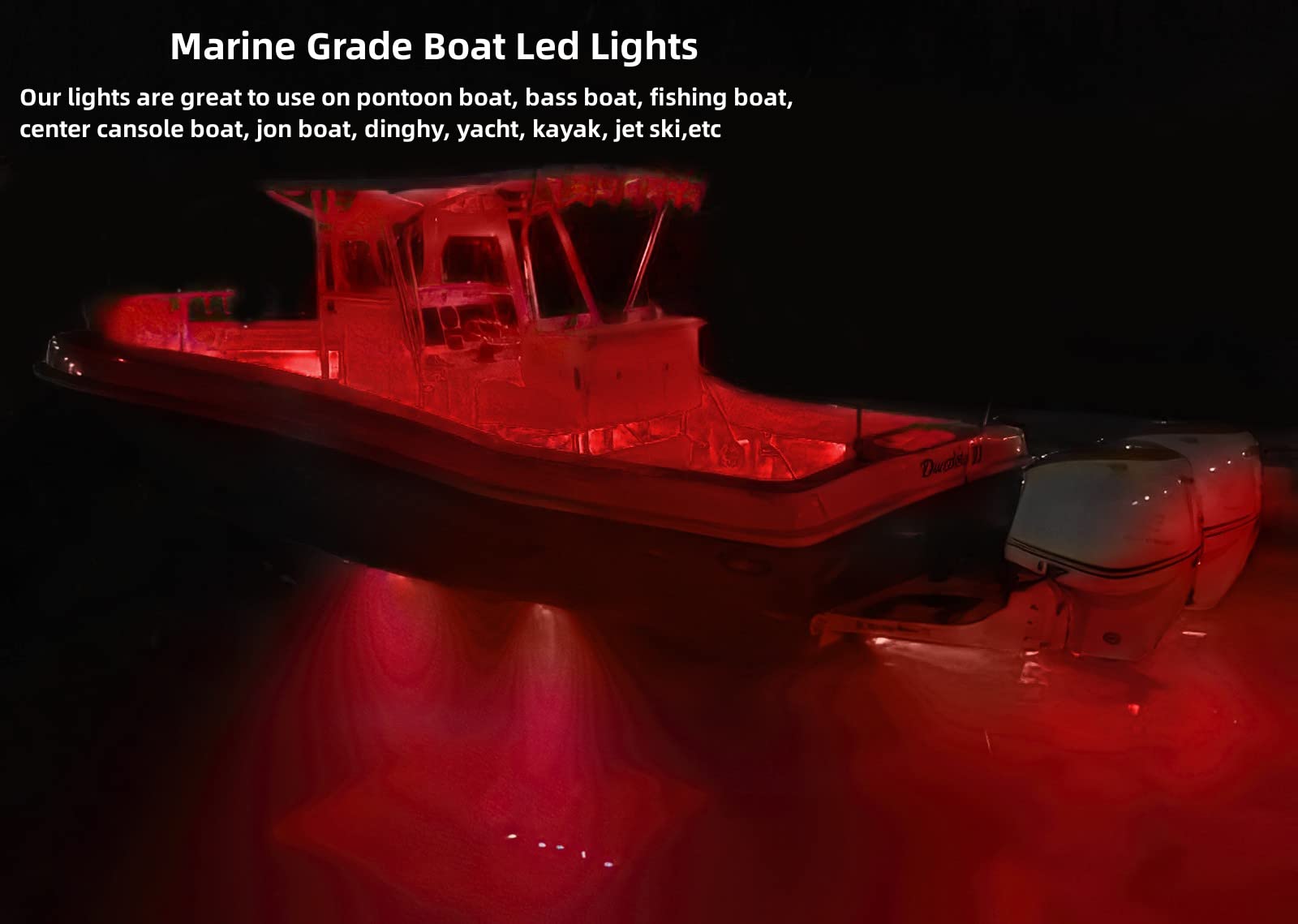 Snapklik.com : Marine Boat Lights, Super Bright Boat Interior Lights ...