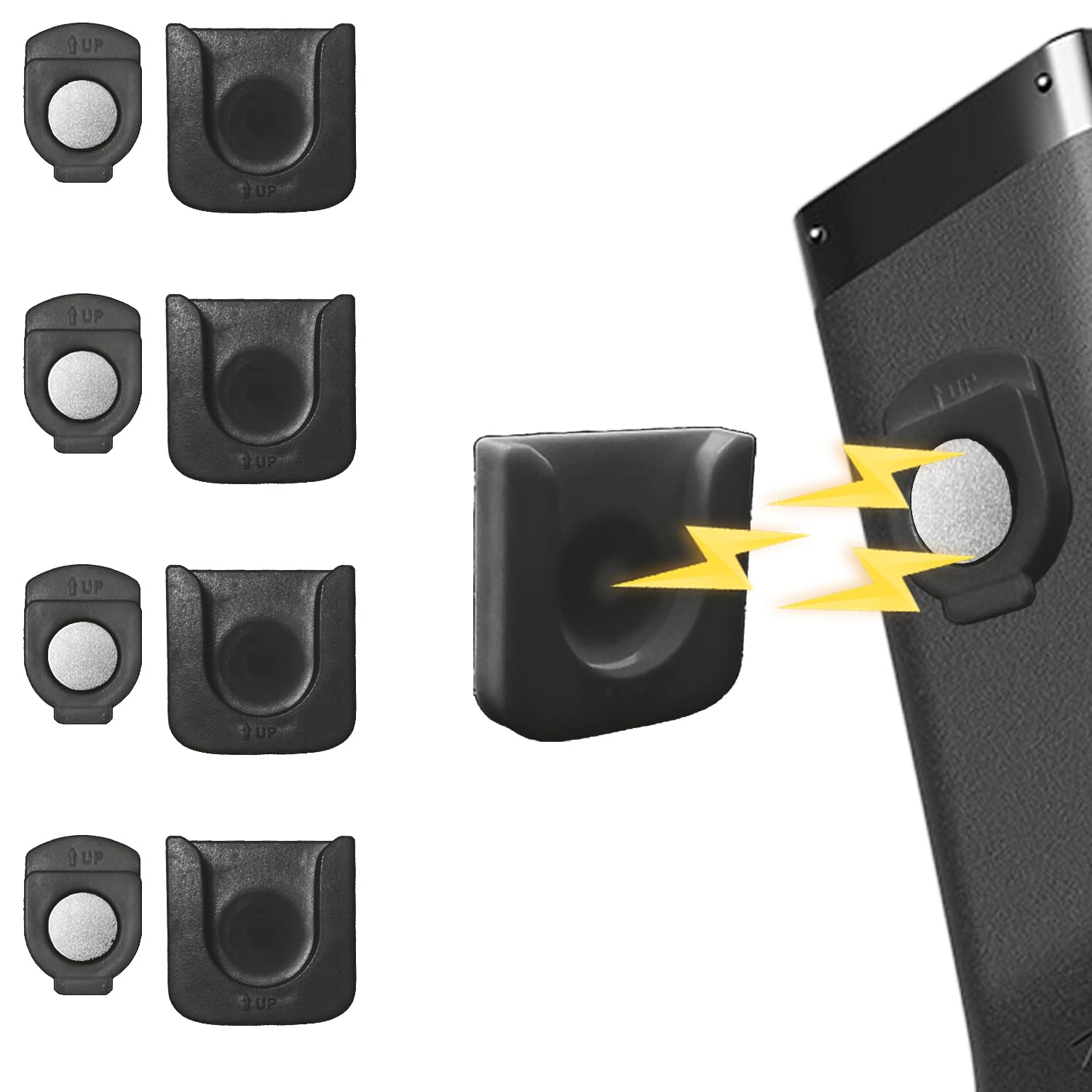 Amazon.com: Xilynn Remote Control Holder Wall Mount Update Magnetic ...