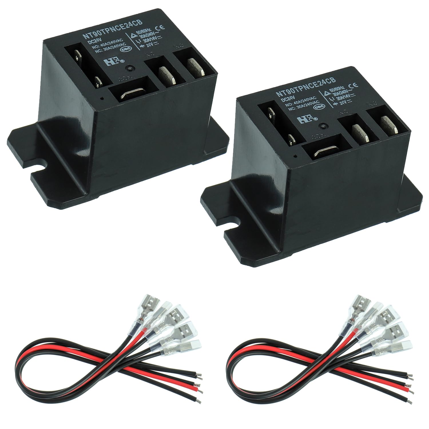 Snapklik.com : EPLZON NT90-DC24V-10X Power Relay DC 24V Coil 24 VDC 30A ...