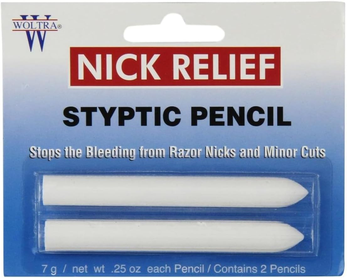 Amazon.com: Nick Relief Styptic Pencil Twin Pack (Blister) (Pack of 3 ...