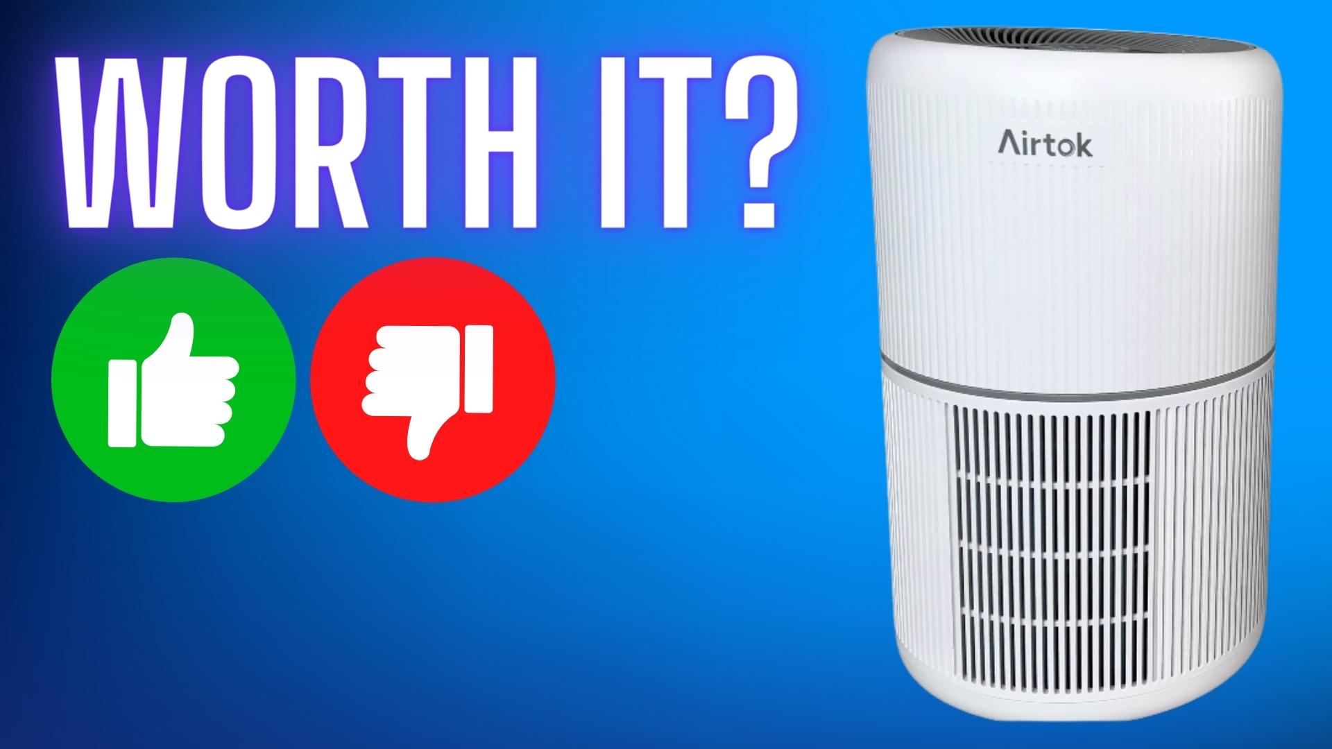 Watch Review& AIRTOK Air Purifiers with H13 True HEPA Filter on Amazon Live