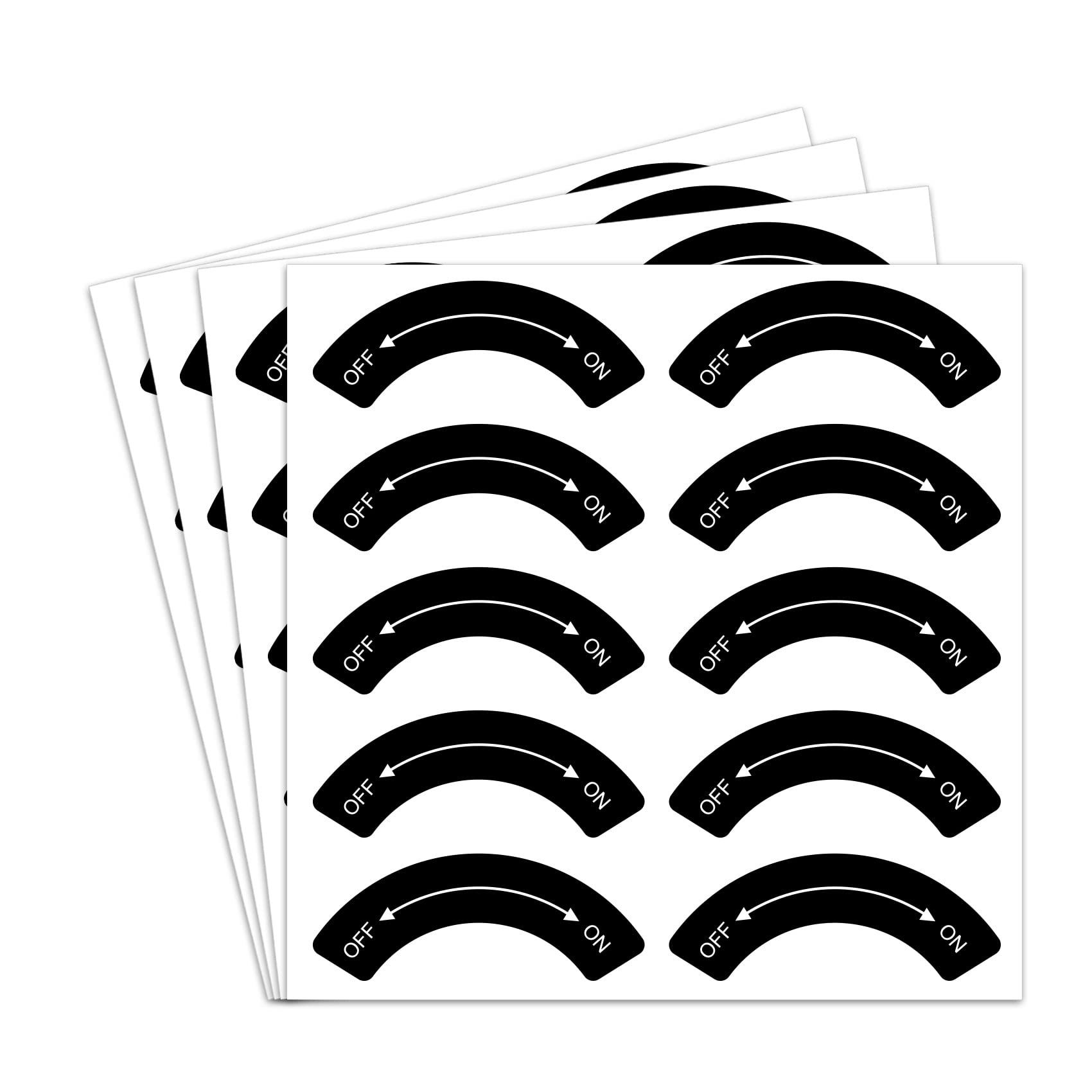 Amazon.com : dealzEpic - OFF ON Direction Indicating Stickers - Self ...