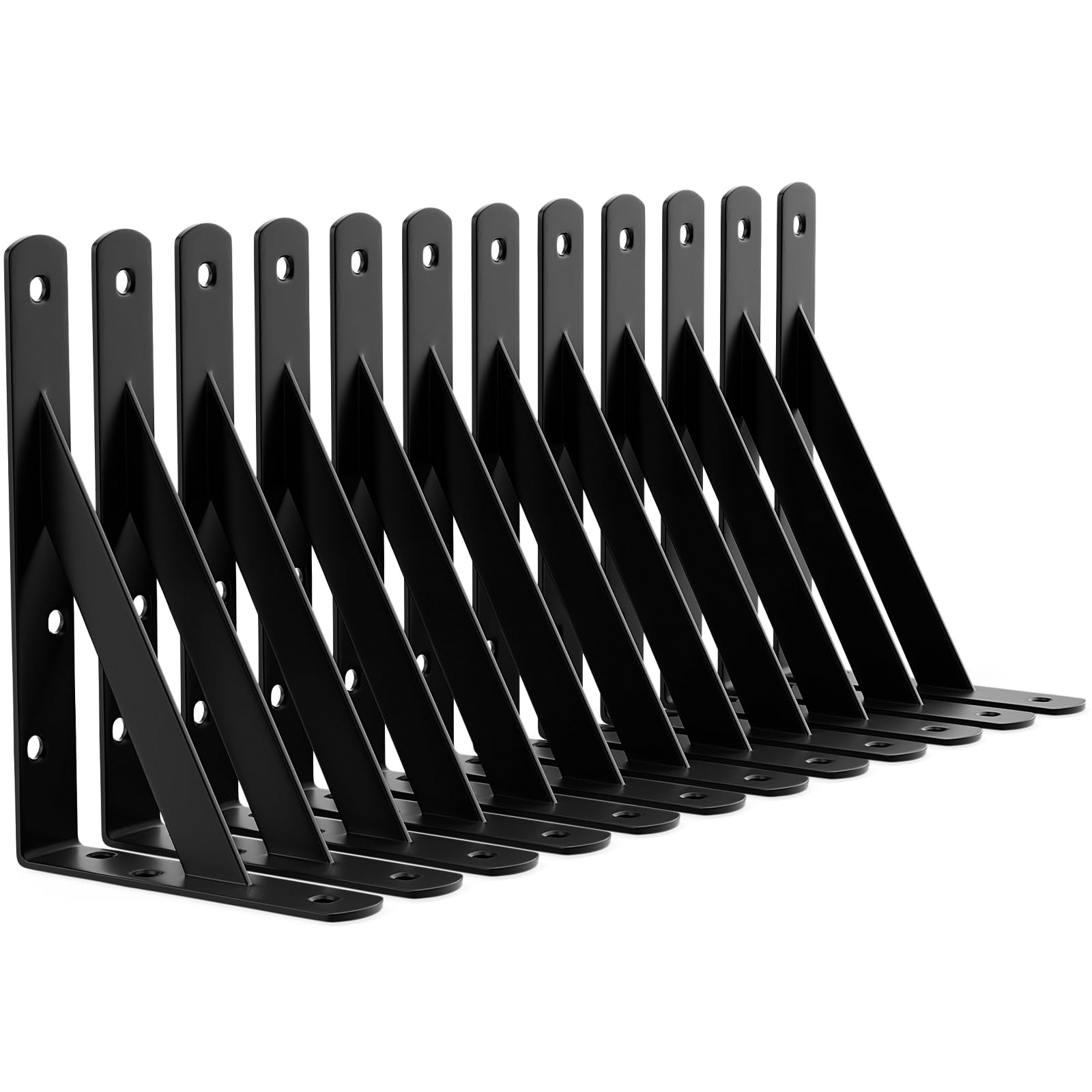 Snapklik.com : 7 Inch Shelf Brackets & Supports, Large Wall Brackets ...