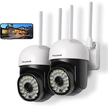 Amazon.com : Security Camera Outdoor 2 Pack,Free Cloud Storage 2.4G/5G ...