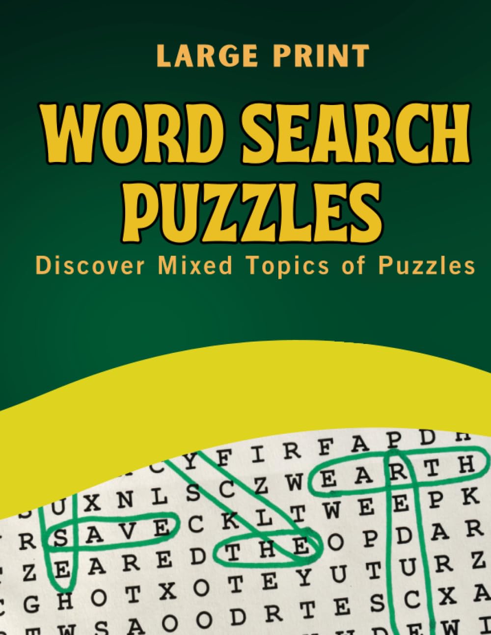 Large Print Word Search Puzzles: Discover Mixed Topics of Puzzles ...