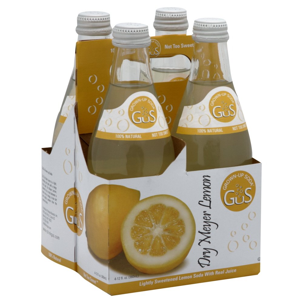 Amazon.com : Soda Meyer Lemon 4Pk -Pack of 6 : Soda Soft Drinks ...