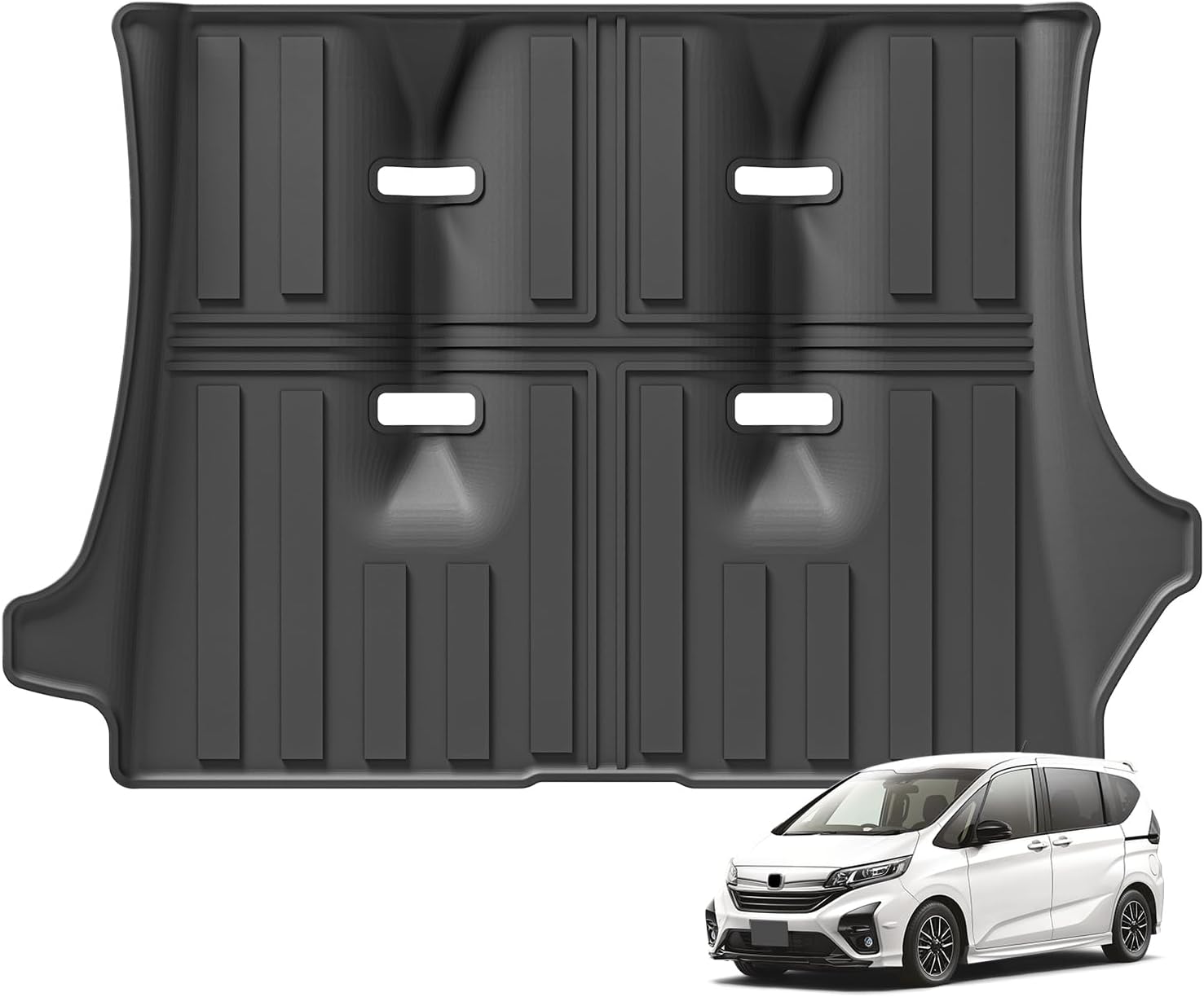 Amazon.co.jp: ZUNDUO フリード エアー クロスター GT系 専用 ラゲッジマット 3D スポーツマット FREED GT 6人乗り 車種専用設計 トランクマット 防水 掃除 ...