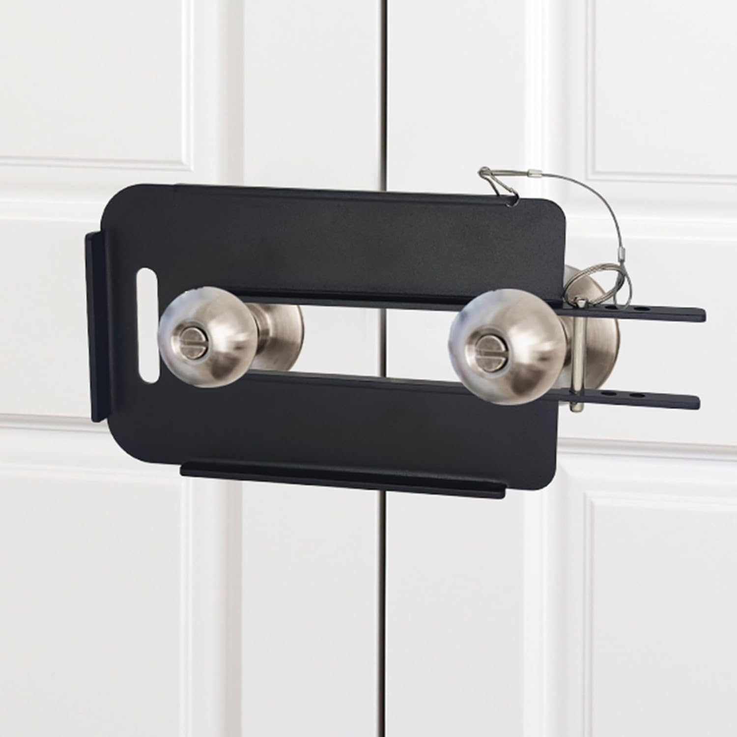 French Door Lock | Adjustable Double Door Reinforcement Lock for French ...