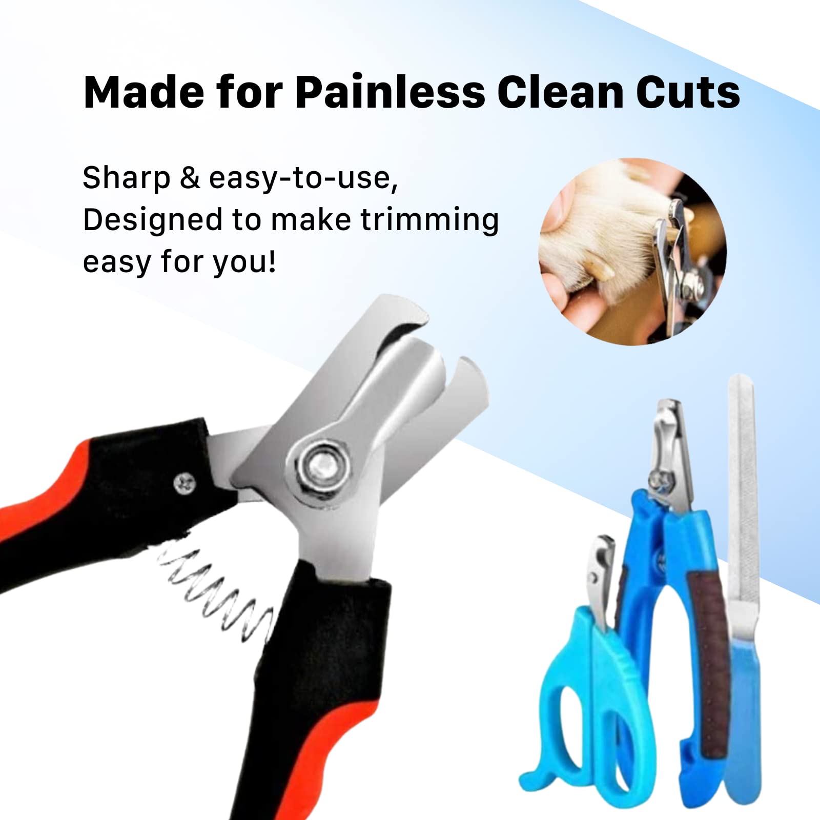 Dog Nail Clippers And Trimmers- With Quick Safety Guard To