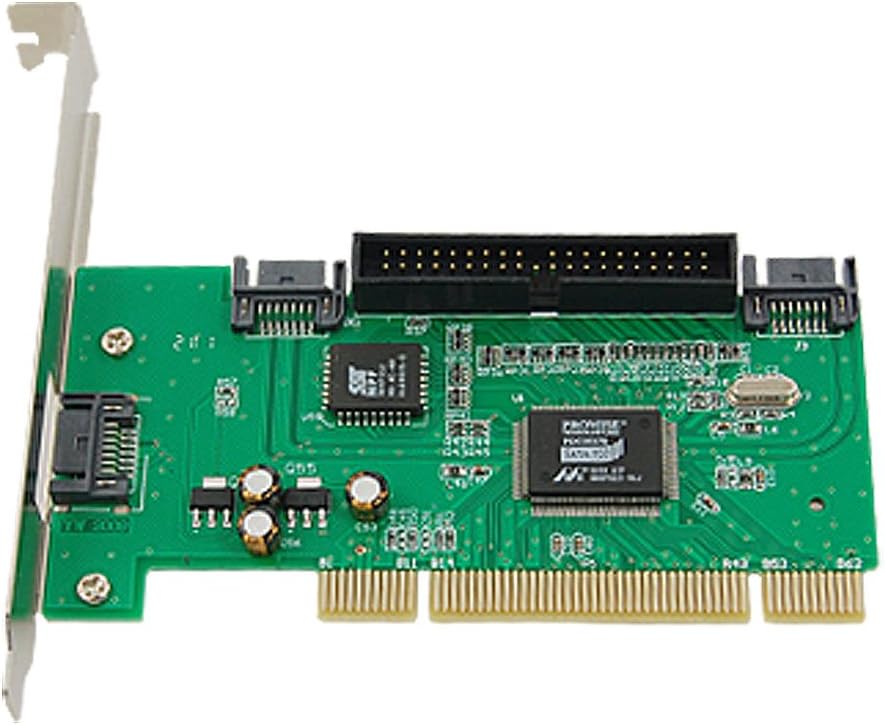 Amazon.com: Qtqgoitem Computer PCI 3 Ports SATA IDE Controller Card ...