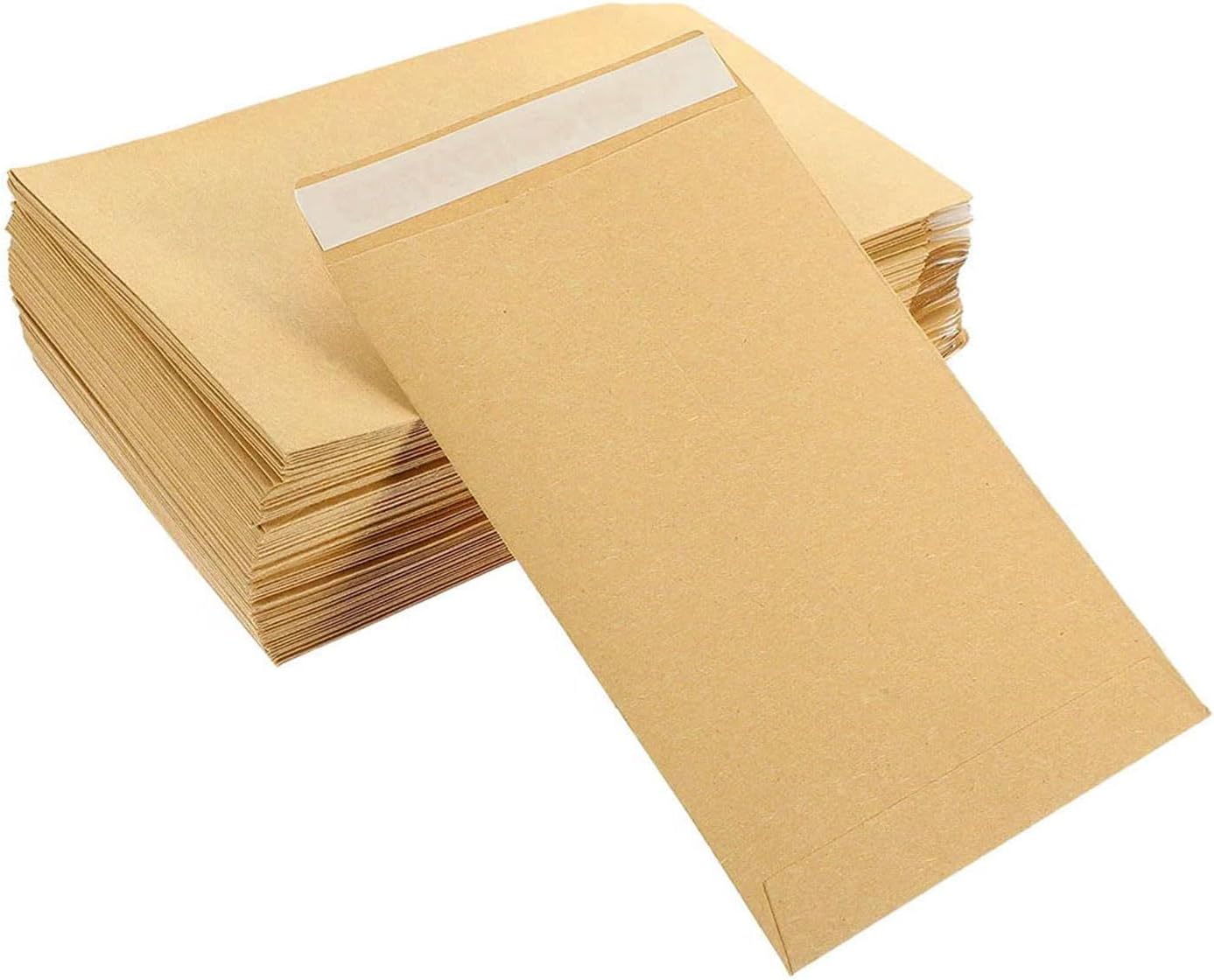 iwiio Money Envelopes, 50Pcs Small Envelopes, 3.9 X 2.4 Small Brown ...