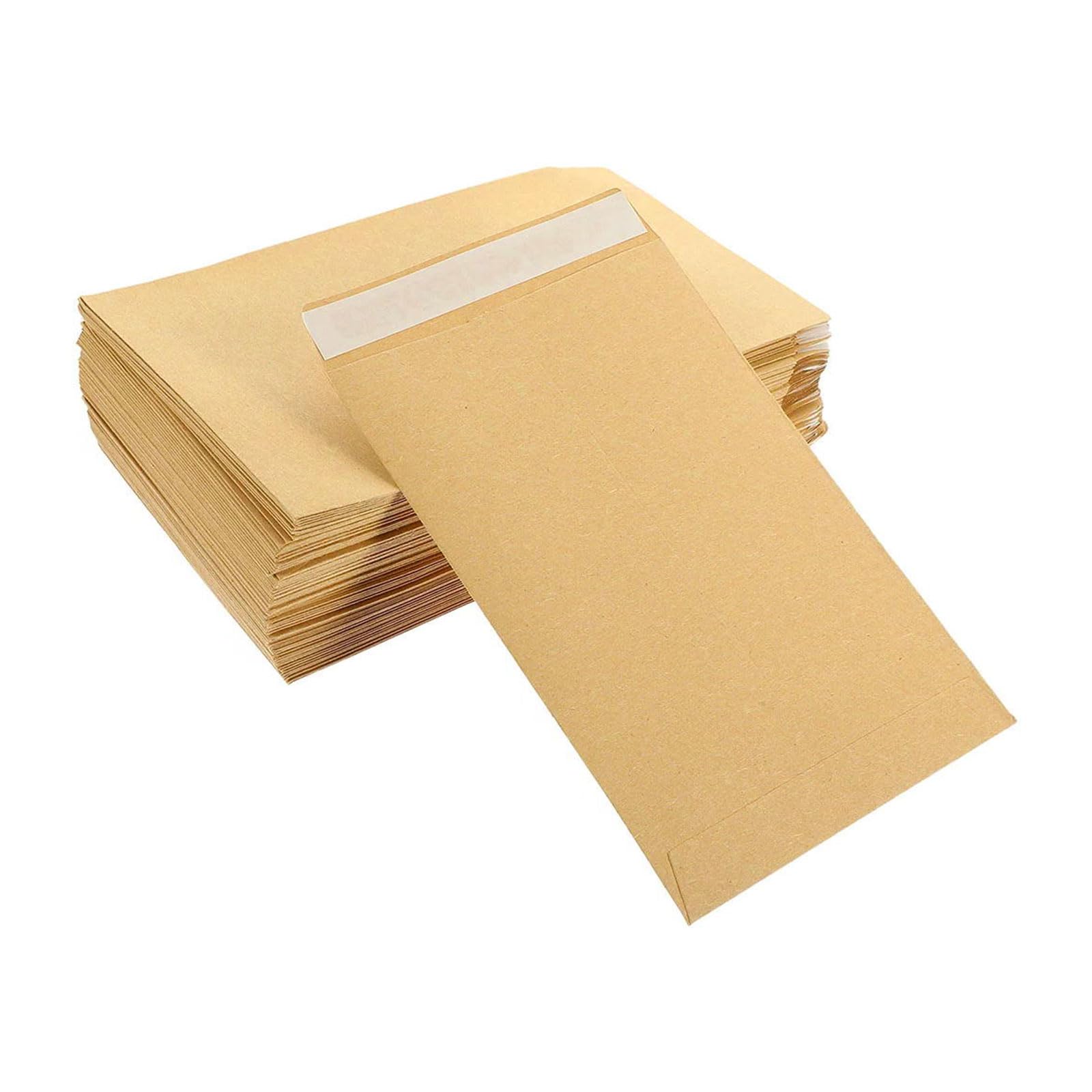 iwiio Money Envelopes, 50Pcs Small Envelopes, 3.9 X 2.4 Small Brown ...