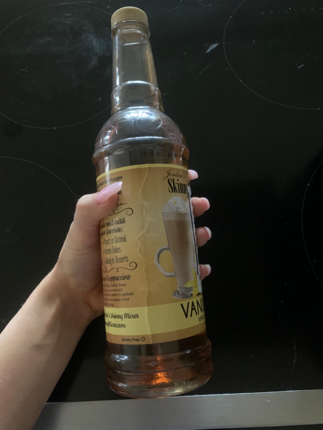 Jordan's Skinny Syrups Sugar Free Coffee Syrup, Vanilla Flavor Drink ...