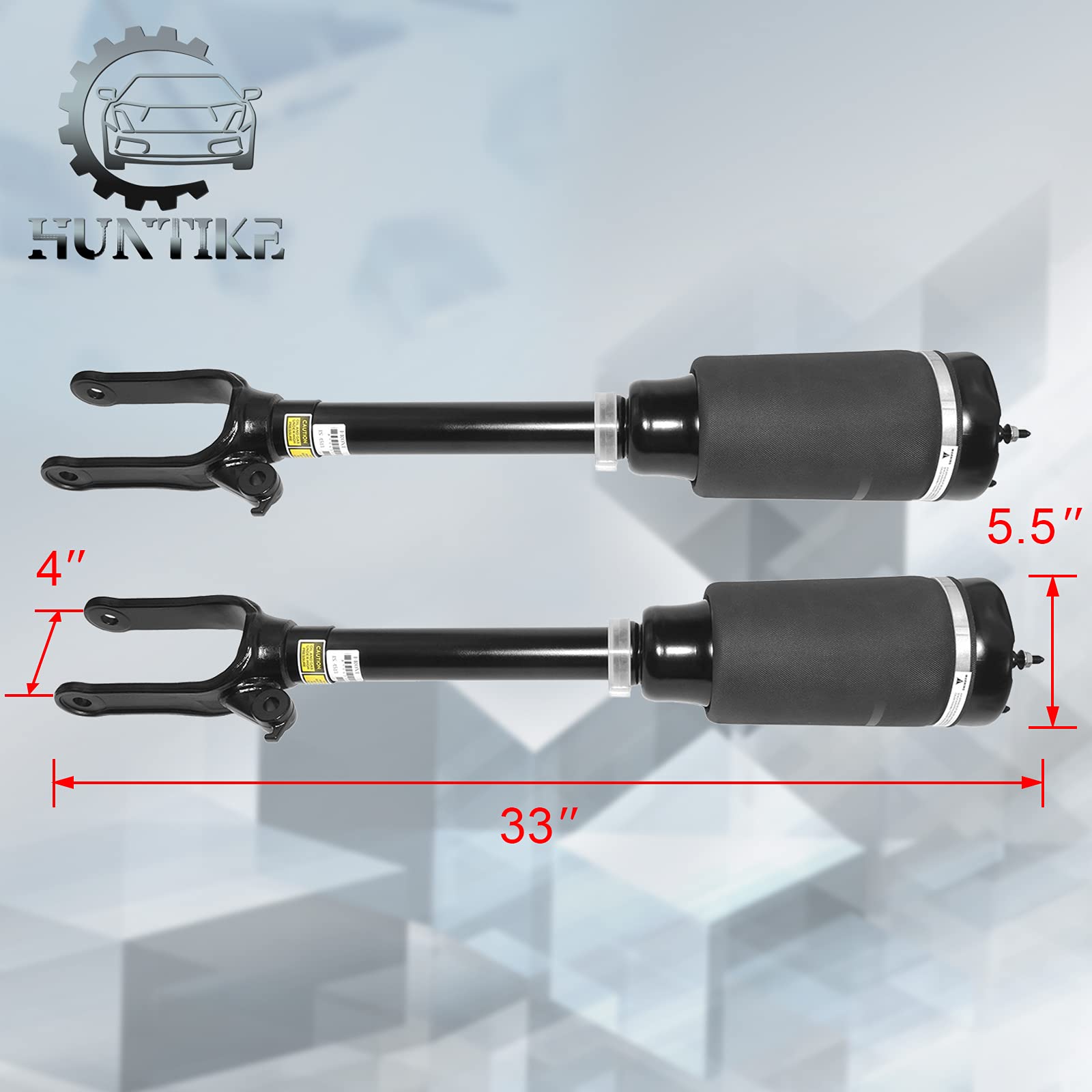 Huntike 1643204513 Pair Front Air Suspension Strut Assembly Shock ...