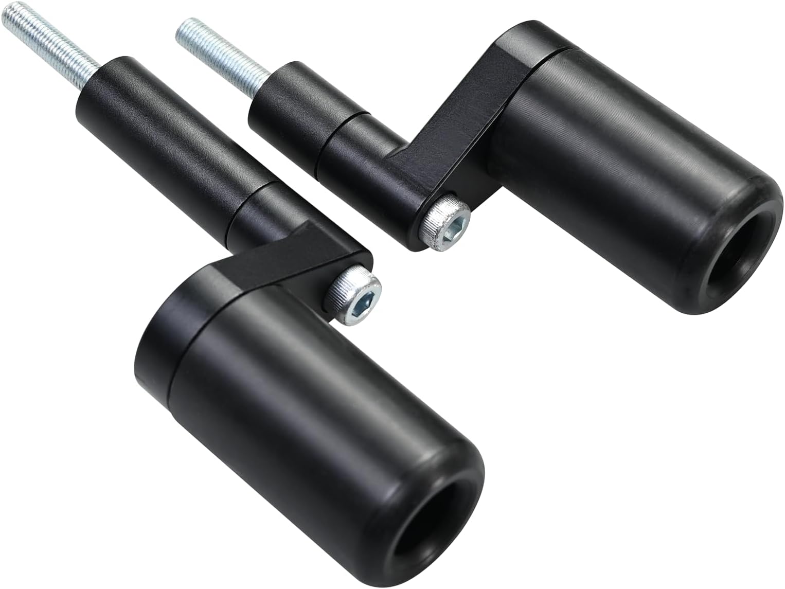 Amazon.com: Vanshly NO CUT Black Frame Sliders Fits Kawasaki Ninja 400 ...