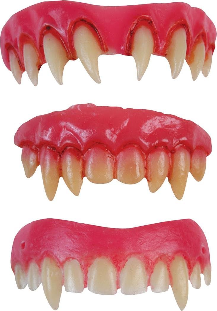Amazon.com: Bristol Novelty White/Pink Vampire Dental Veneers Disguises ...