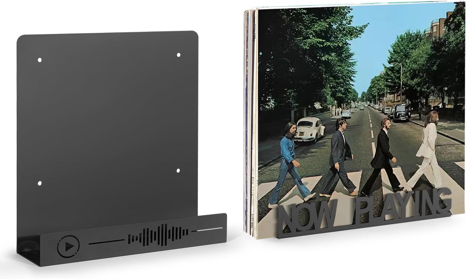 Amazon.com: Vinyl Record Holder, 2Pack Wall Mount Vinyl Record Storage ...