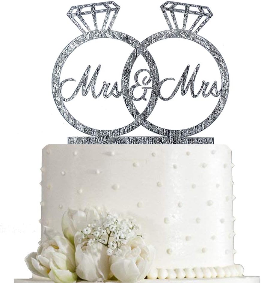 Amazon.com: LGBT Cake Topper - Wedding and Anniversary Cake Topper ...