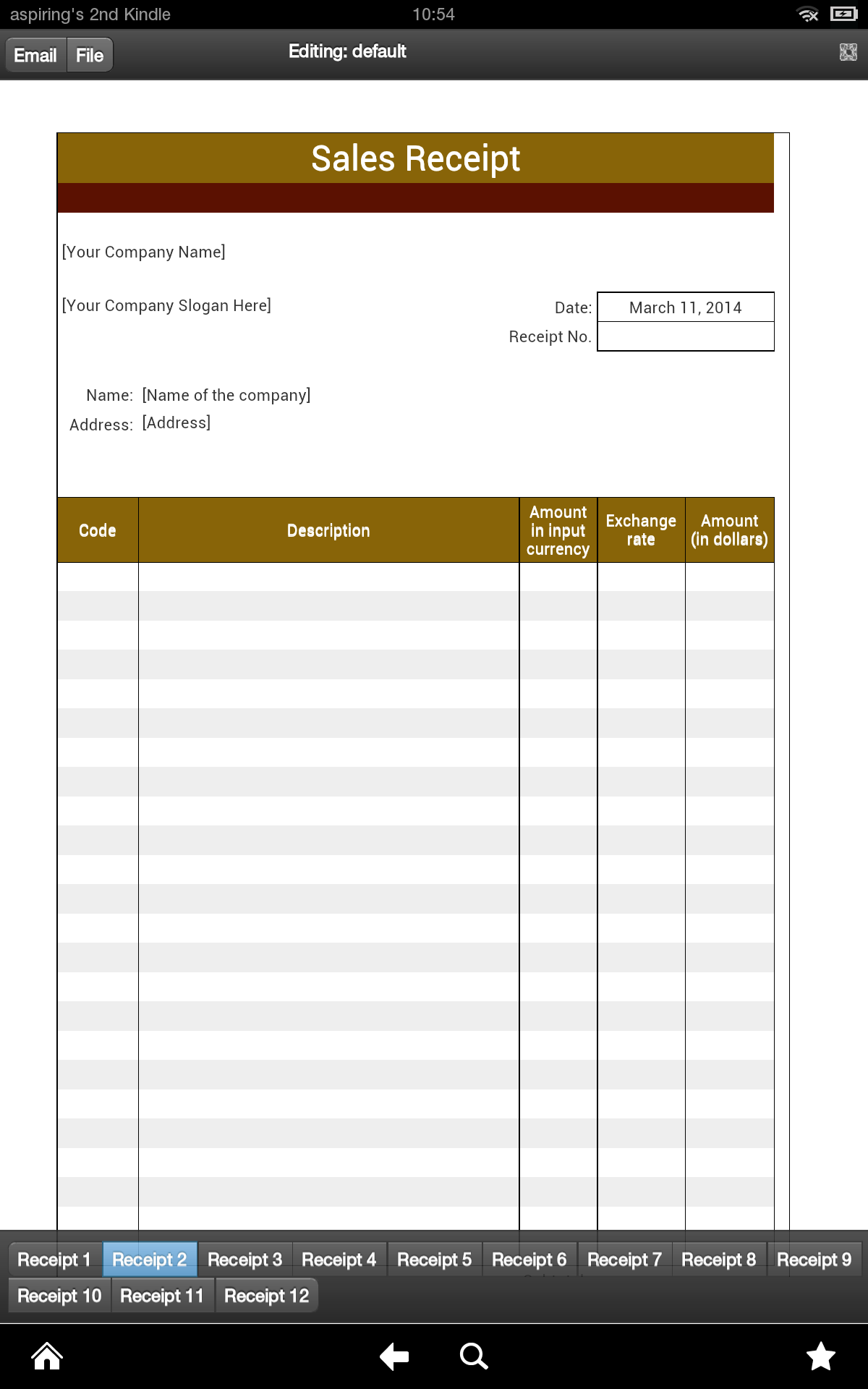 sales receipt pro - App on Amazon Appstore