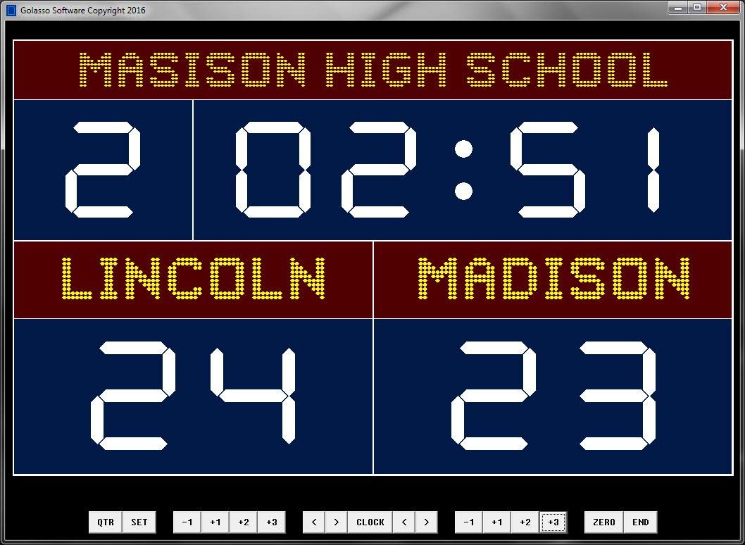 Buy Golasso Scoreboard - Turn Your PC Into Fully Functioning Scoreboard and Clock Online at ...