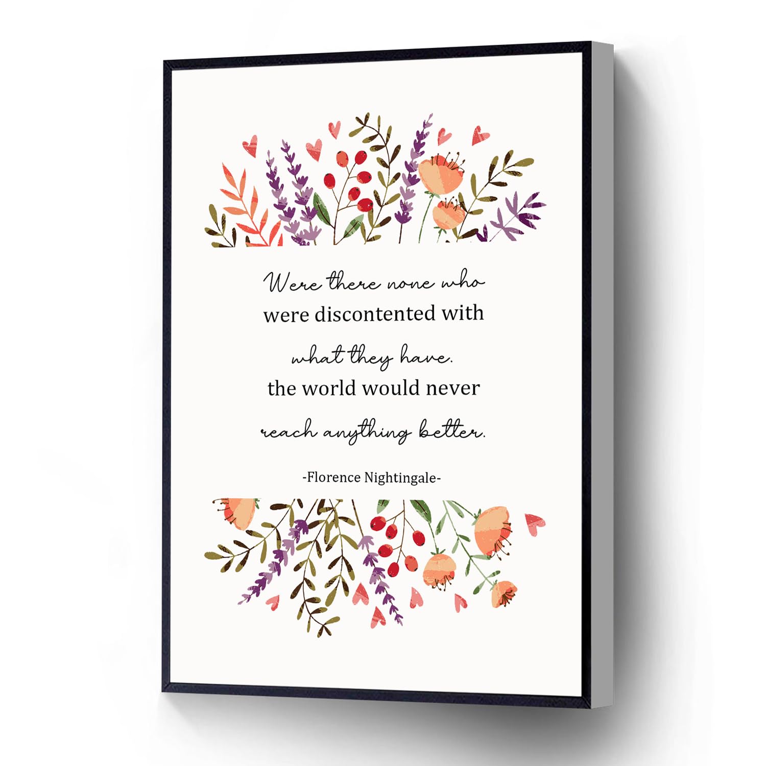 Amazon.com: Florence Nightingale Modern Canvas Wall Art Nurse Quote ...