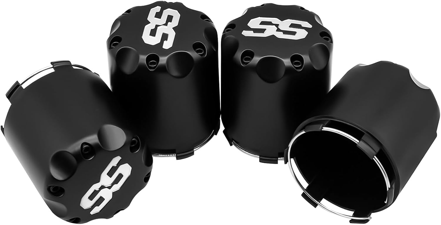 Amazon.com: Drive-up Golf Cart Black SS Center Caps, Golf Cart ITP SS ...