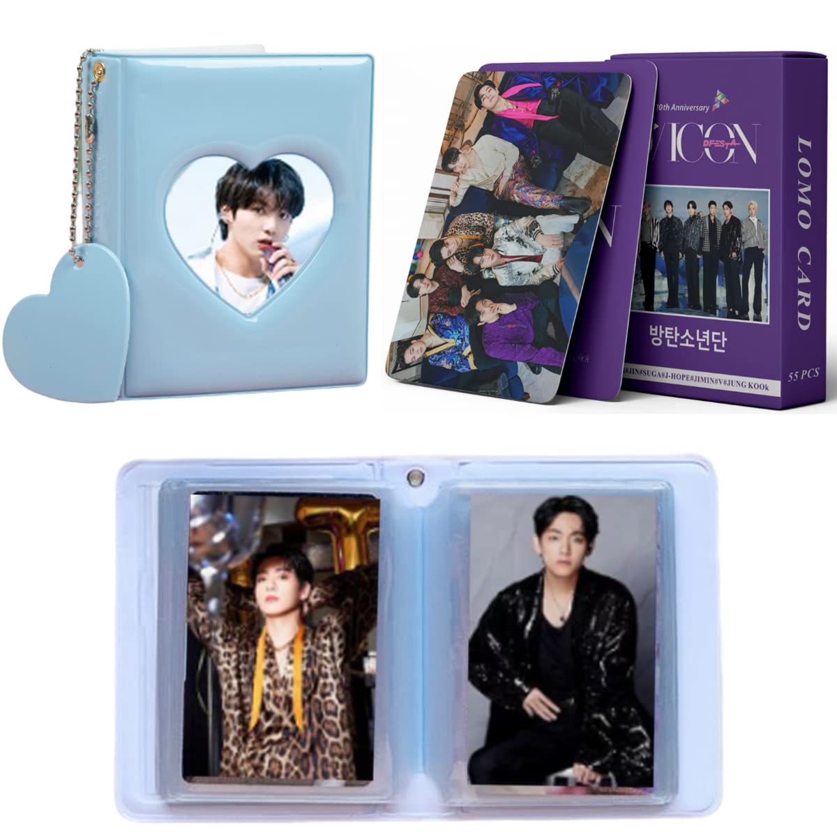 Buy Goodern 55 Pcs BTS Bangtan Boys Lomo Cards BTS Photocards with ...