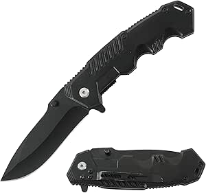 Amazon.com: Milaloko Cool Sharp Tactical Folding Pocket Knife with Liner Lock,Glass Breaker ...