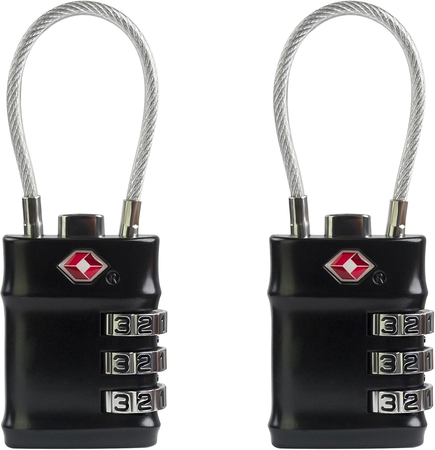 UP Security TSA Approved Combination Lock with Cable - Durable ...