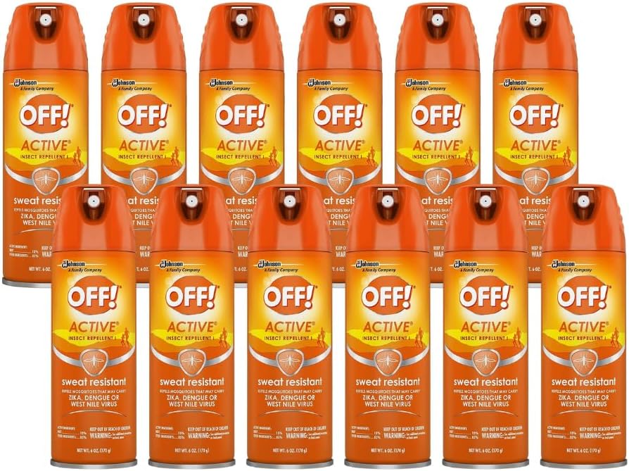 Amazon.com: Off! Active Insect Repellent, Sweat Resistant 6 oz (Pack of ...