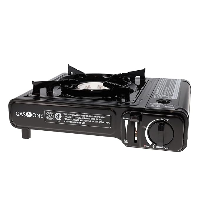 Buy Gas One GS-1000 7,650 BTU Portable Butane Gas Stove Automatic ...