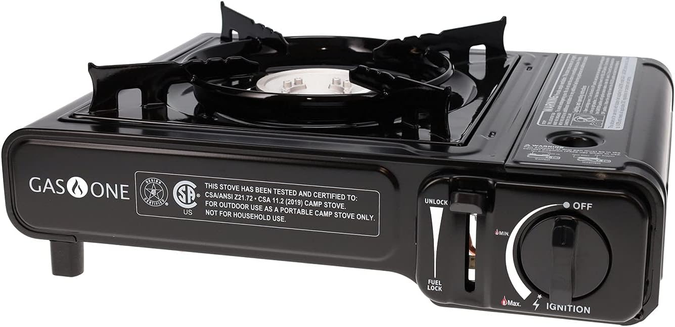 Amazon.com: Gourmet Chef Portable Single Butane Gas Stove Camping Patio ...