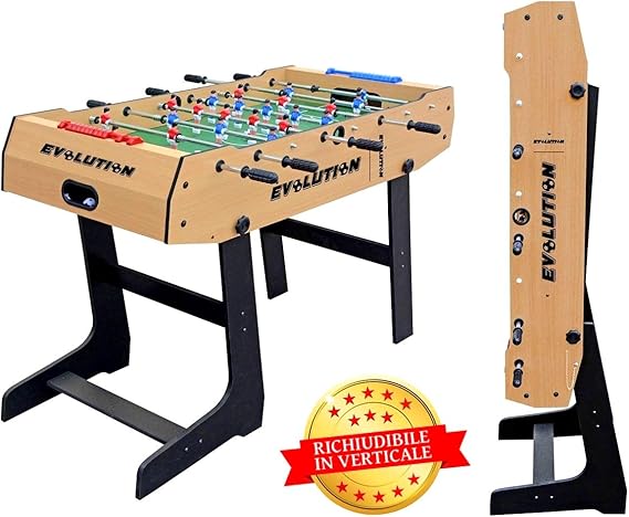 Sport One Calciobalilla Evolution Verticale Salvaspazio Aste Rientranti ...