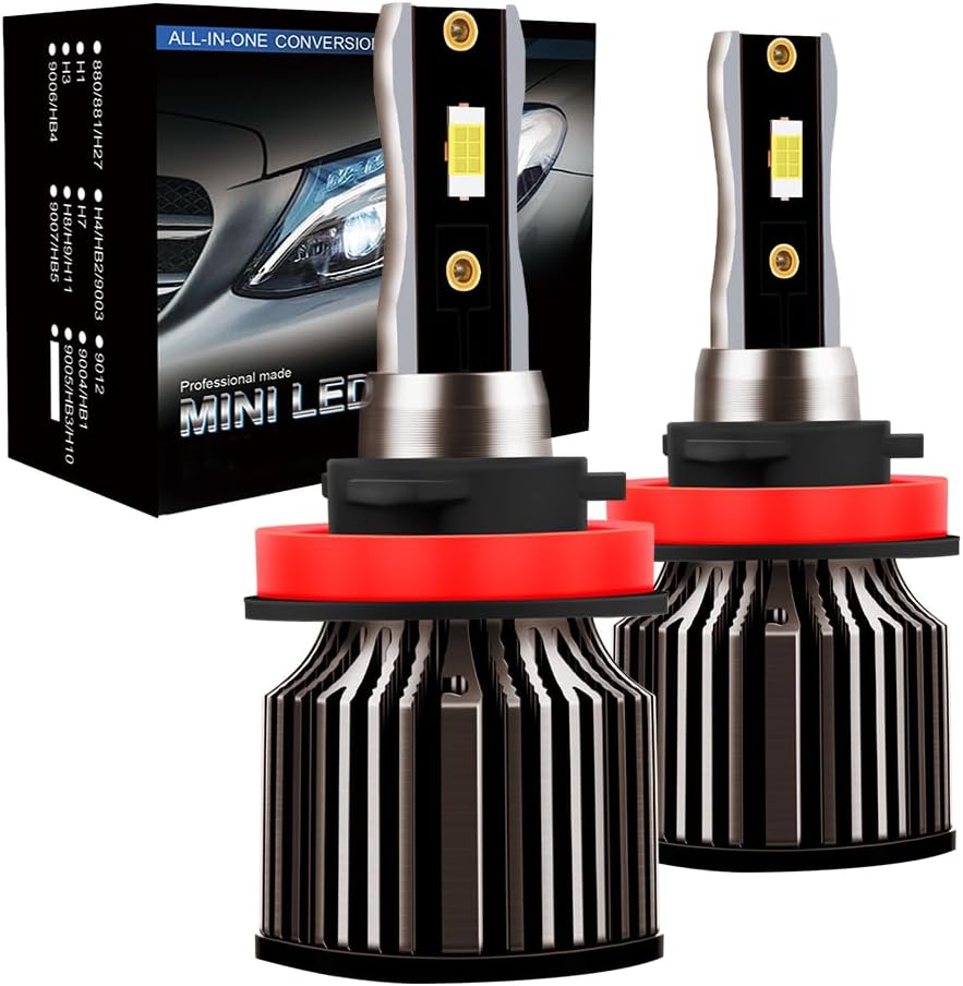 H11 Led Fog Light Bulb H11 H8 H9 Fog Light Bulbs - Cool White IP67 ...
