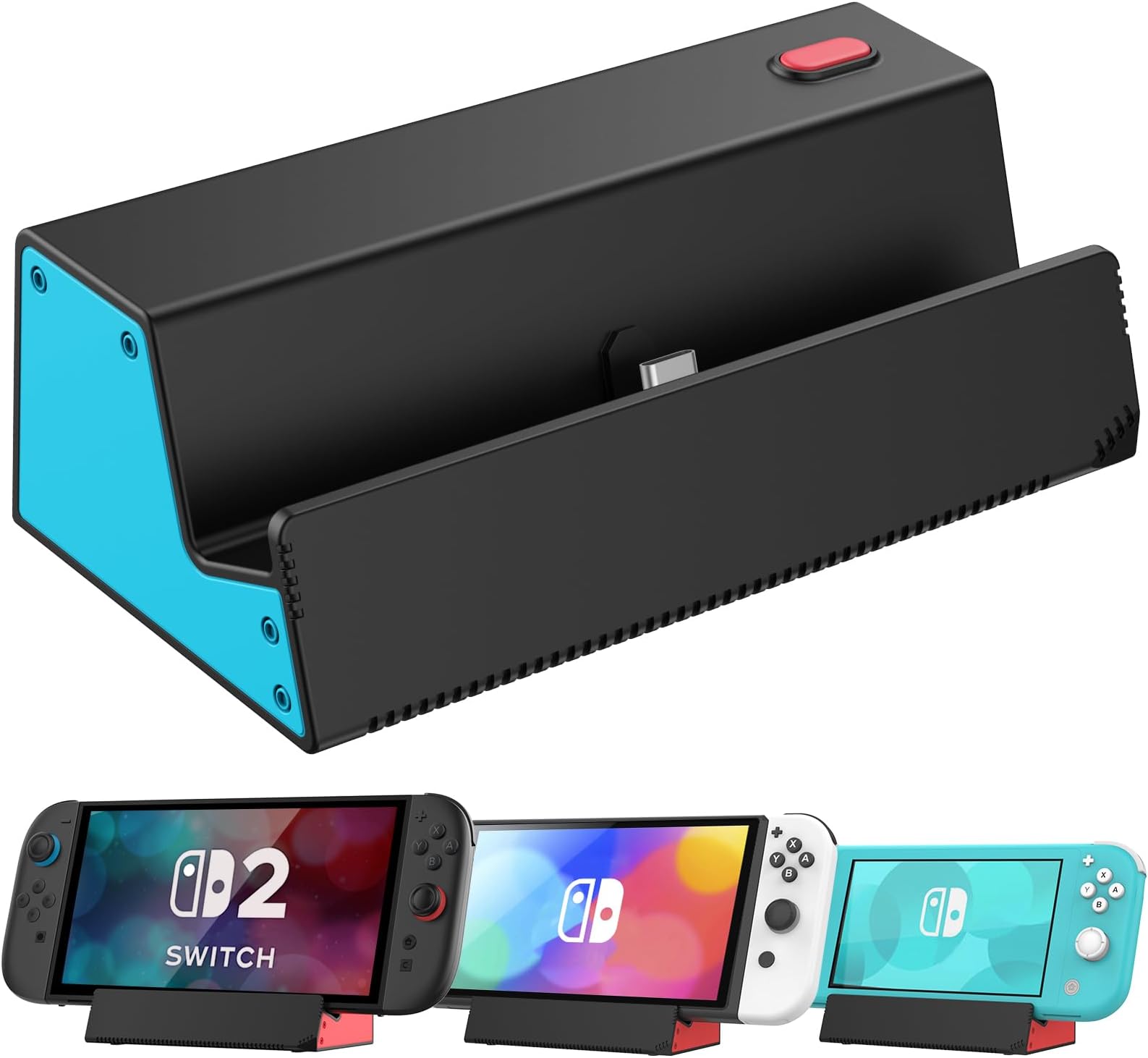 Amazon.com: HEIYING Switch Charger Dock for Nintendo Switch 2 / OLED ...