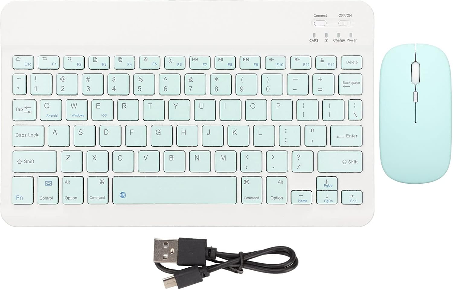 Amazon.com: Keyboard and Mouse,Rechargeable Bluetooth Keyboard and ...