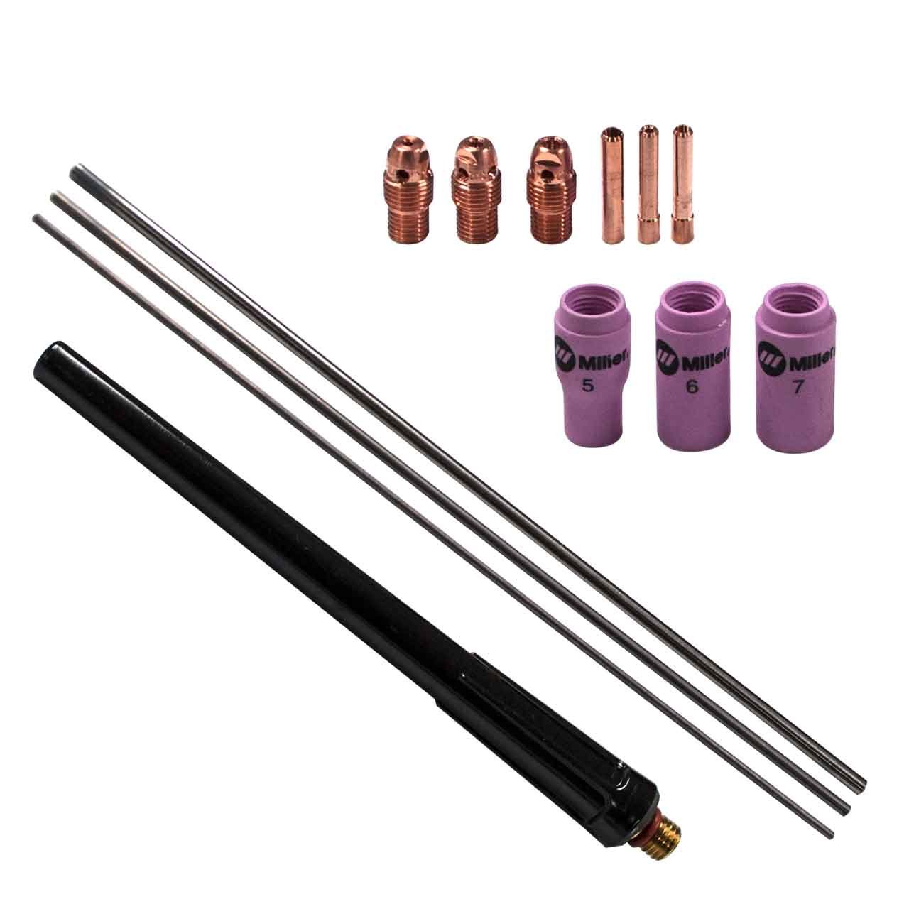 Miller Electric Tig Accessory Kit,Ceriated (AK4C): Tig Welding ...