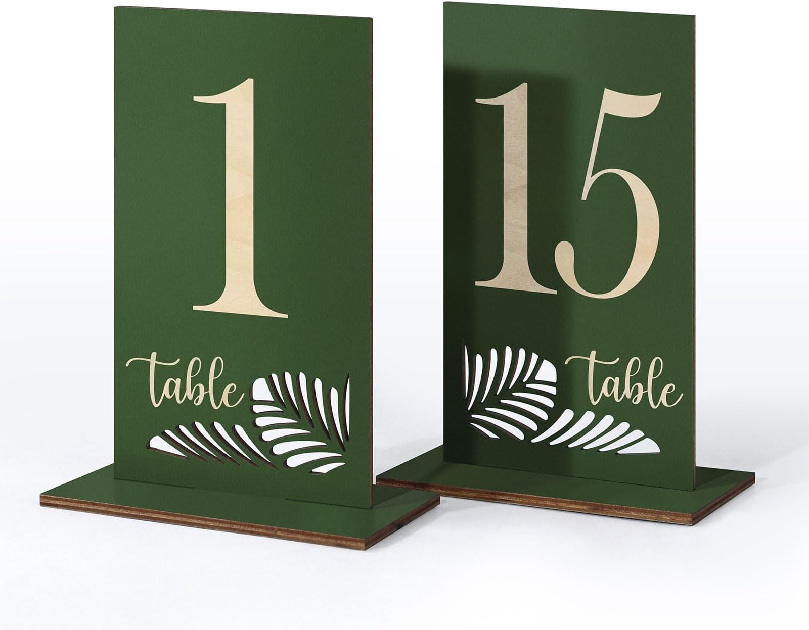 Amazon.com: UNIQOOO Sage Green Painted Arch Wedding Table Numbers with ...