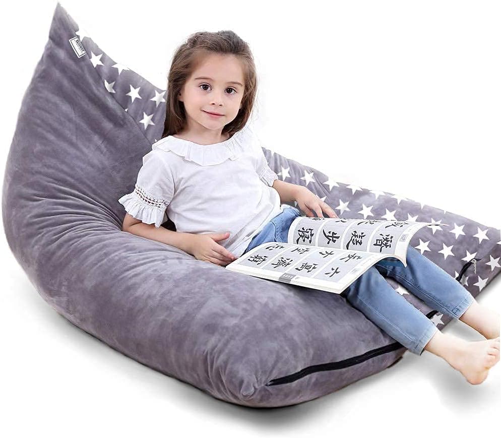 Amazon.com: Posh Stuffable Kids Stuffed Animal Storage Bean Bag Chair ...