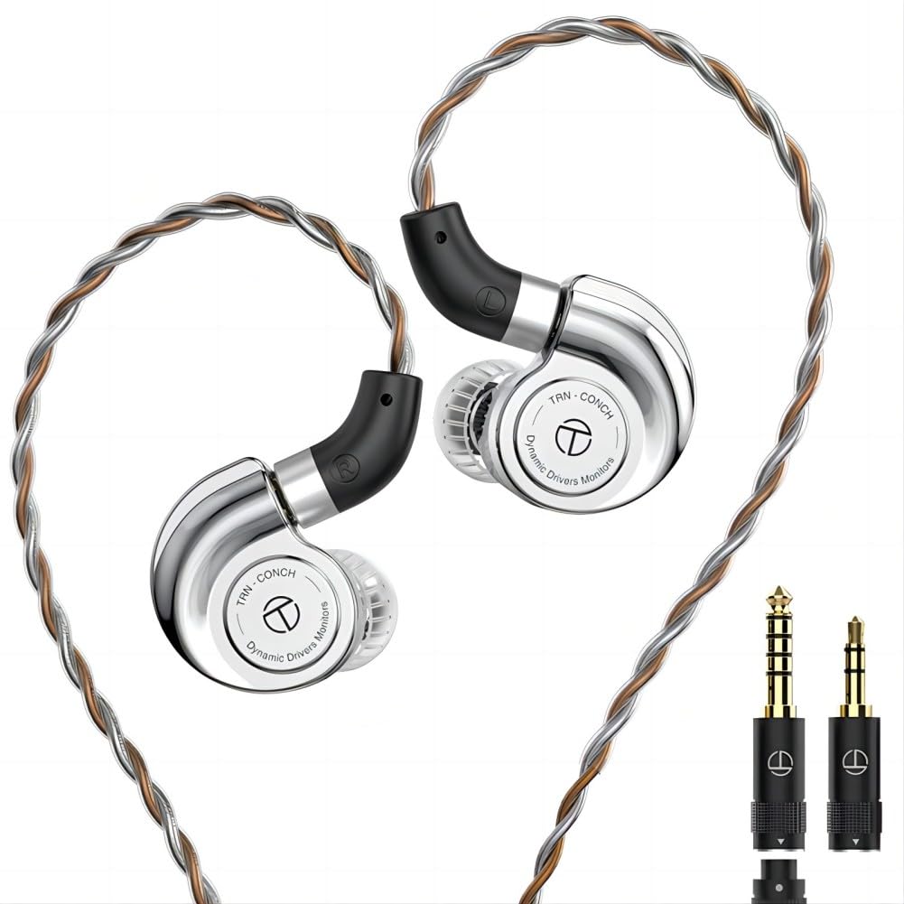 Amazon.co.jp: TRN-CONCH モニターイヤホン カナル型 イヤホン DLC