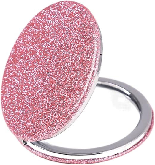 Amazon.com: Mpowtech Magnifying Pink Compact Mirror for Women and Girls ...
