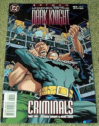 Batman Legends of the Dark Knight No. 70 Apr 1995 (Criminals, Part Two ...